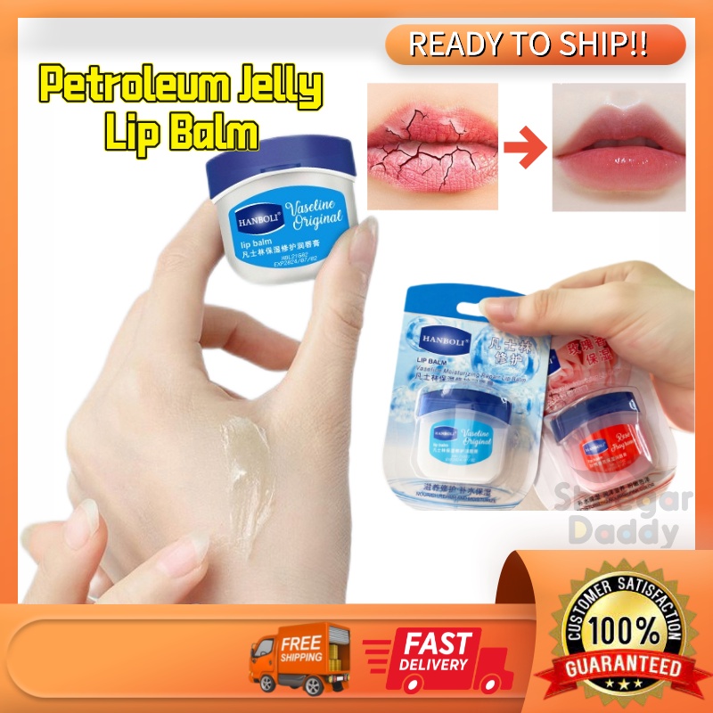 SD Hanboli Vaseline Lip Balm Moisturizing Lip Mask Pure Petroleum Jelly ...