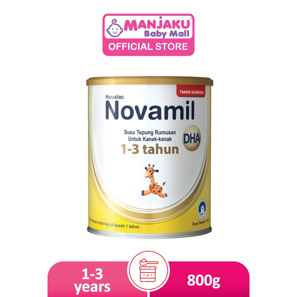 Novalac Novamil DHA Growing Up Milk Formula (800g) | Shopee Malaysia