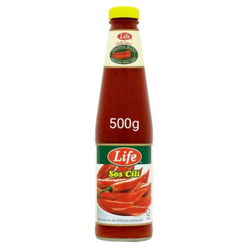 Life Chili sauce 500g. Botol kaca | Shopee Malaysia