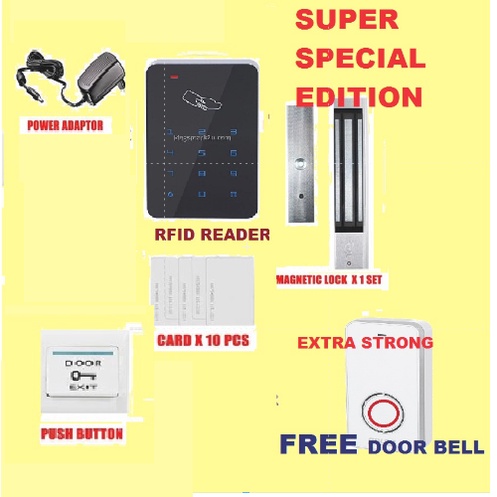 DOOR ACCESS SYSTEM SECURITY ACCESS LOCK SET !! | Shopee Malaysia