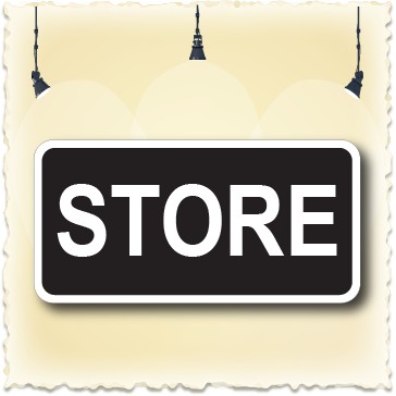 E397 STORE PVC SIGN STICKER 105X210MM. WE ACCEPT CUSTOM MAKE ORDER ...