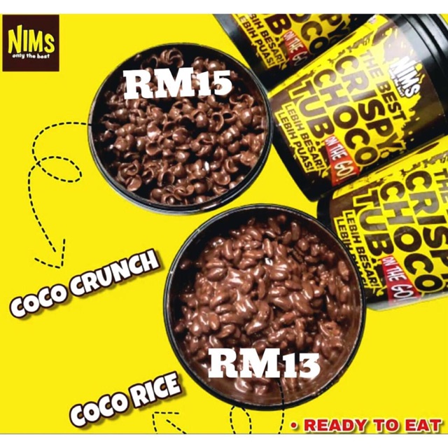 NIMS Crispy Choco Tub [Ready Stock] | Shopee Malaysia