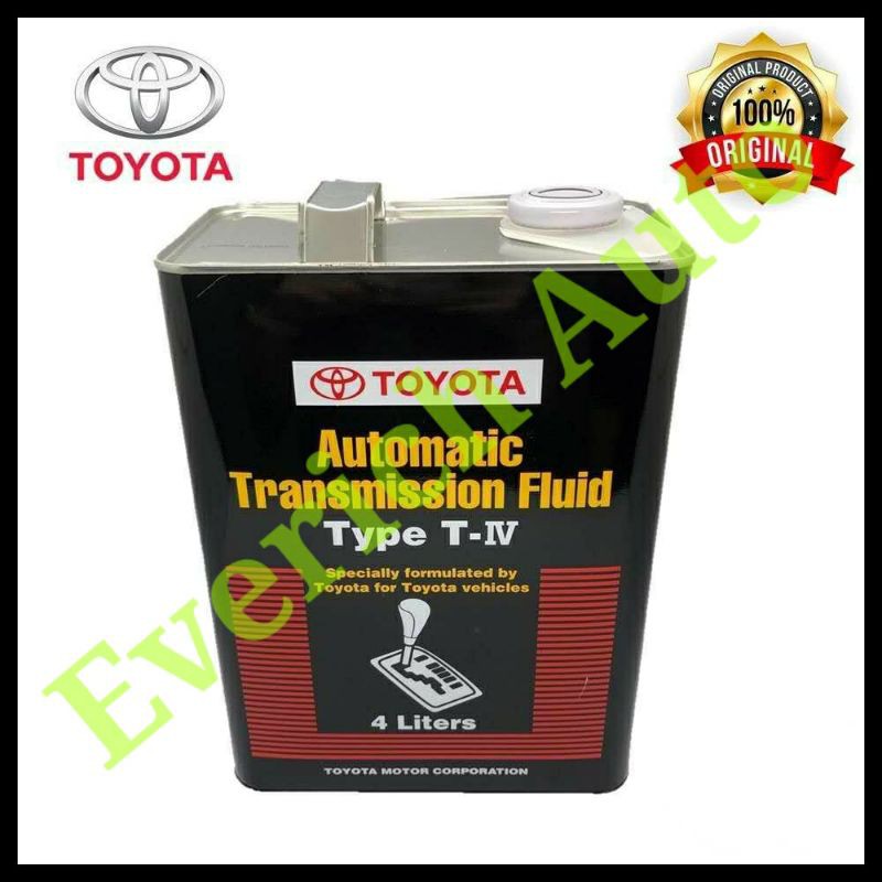TOYOTA GENUINE ATF TYPE T-IV AUTO GEAR BOX OIL TRANSMISSION FLUID ...
