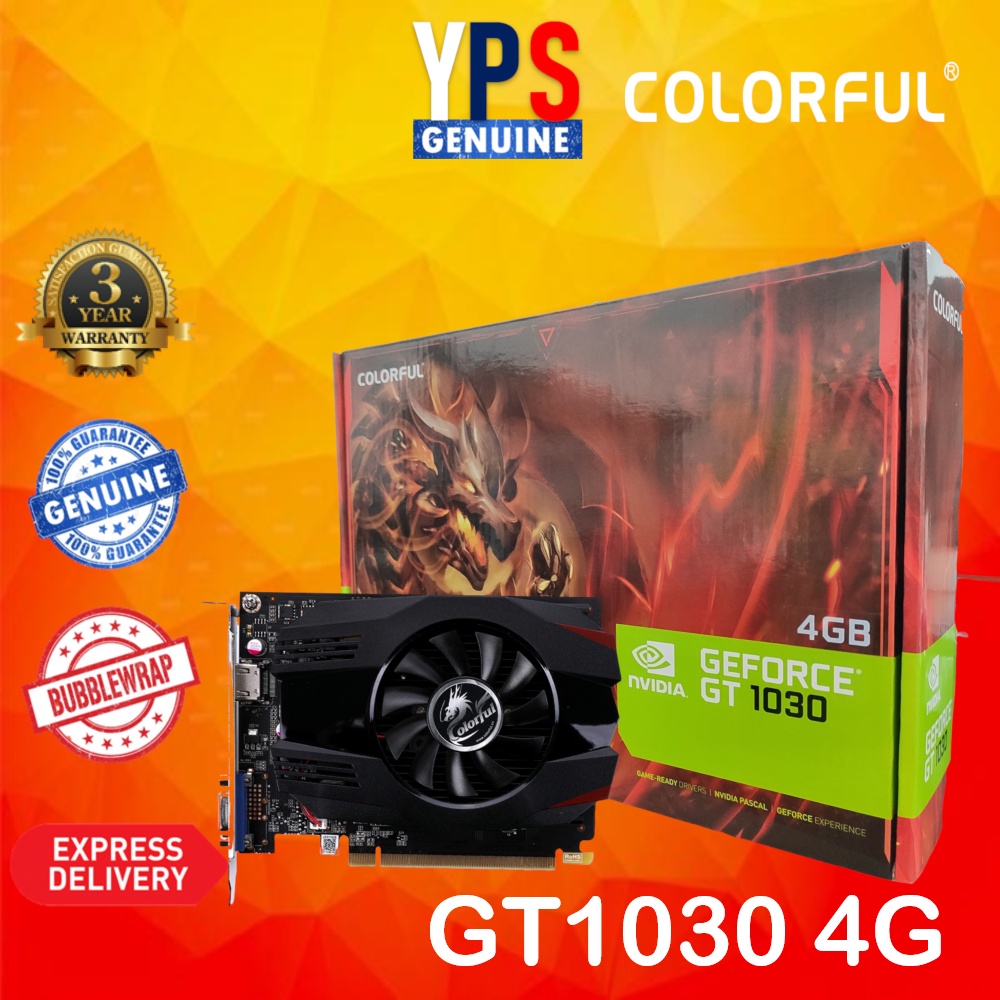 Colorful GeForce® GT 1030 4G Graphic Cards - [24H SHIP OUT] | Shopee ...