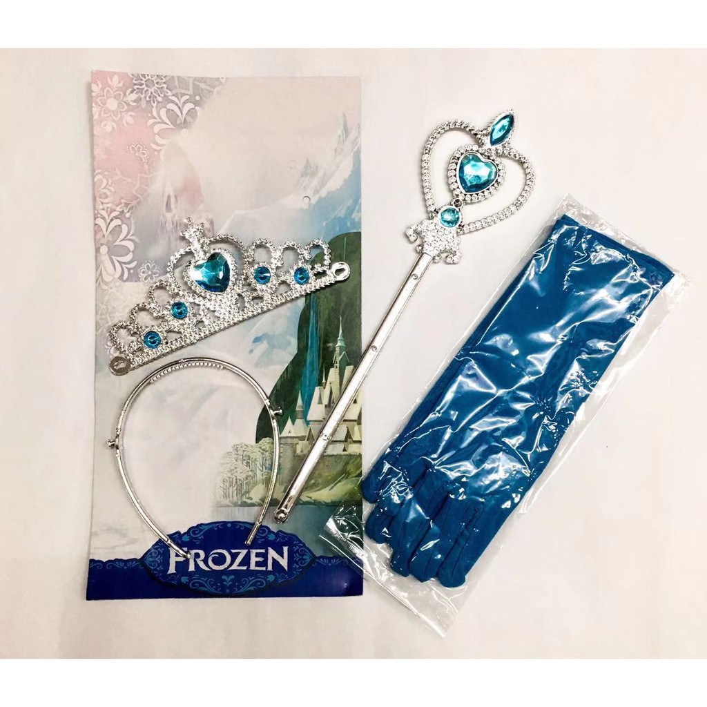 Frozen Elsa Crown Hand Set 3 IN1 | Shopee Malaysia
