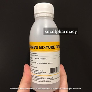 PRIME MIXTURE POTASSIUM CITRATE 120ML 009865 | Shopee Malaysia