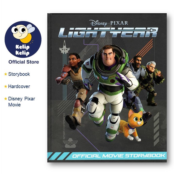 Disney Pixar Buzz Lightyear Official Movie Hardcover Storybook For Kids ...