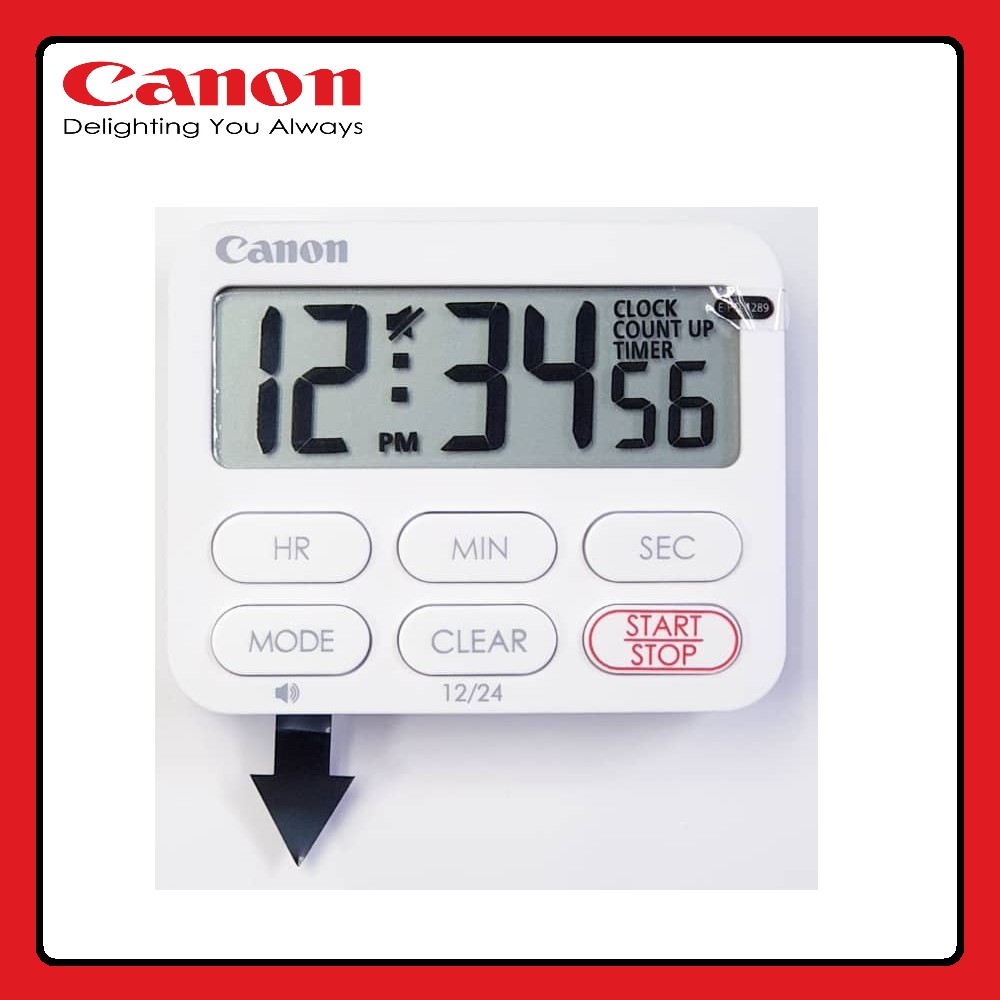 Canon Clock Timer CT-50-WH Large Display Count Up/Down(Anti-Bacterial ...