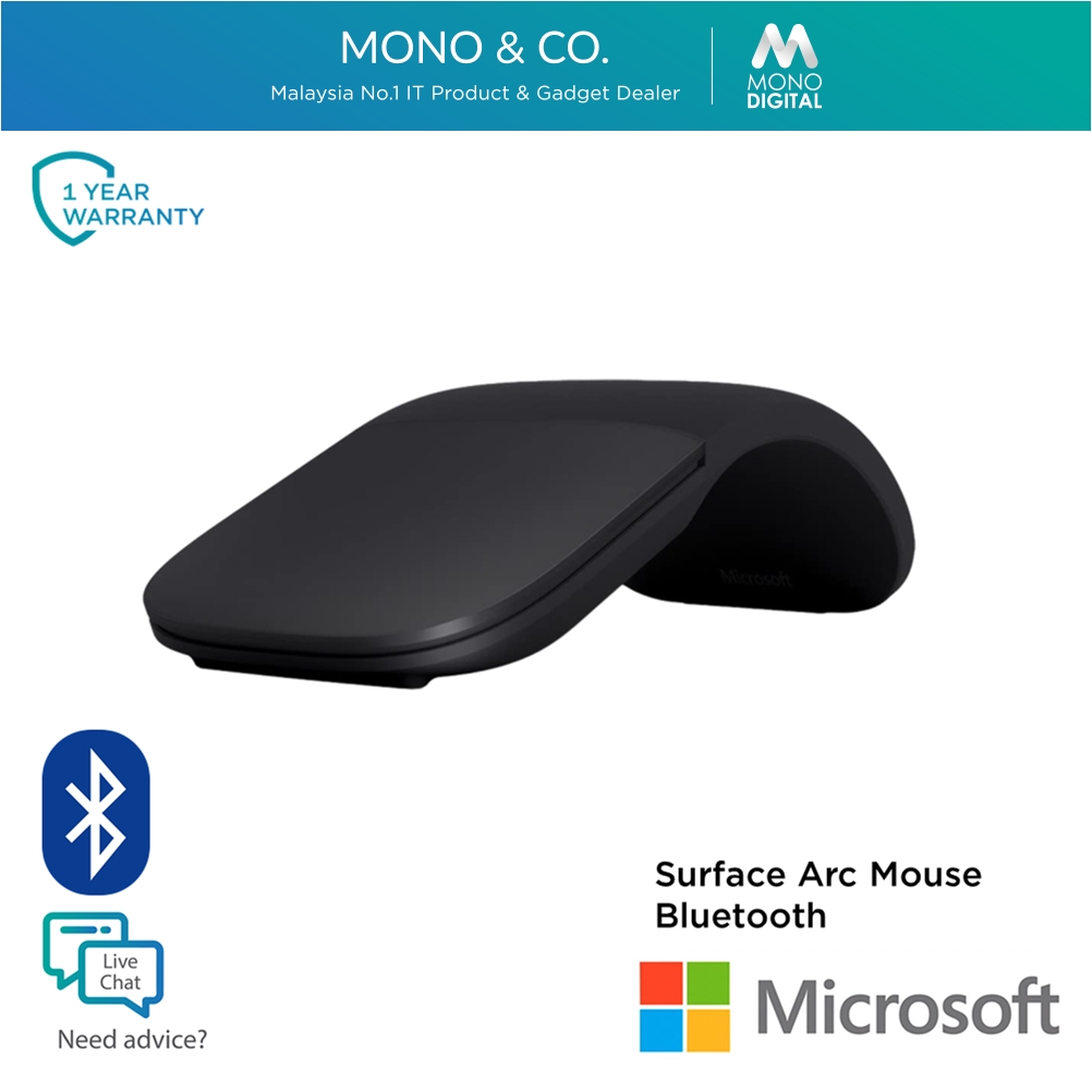 Microsoft Surface Arc Mouse Bluetooth Wireless Mouse | Shopee Malaysia
