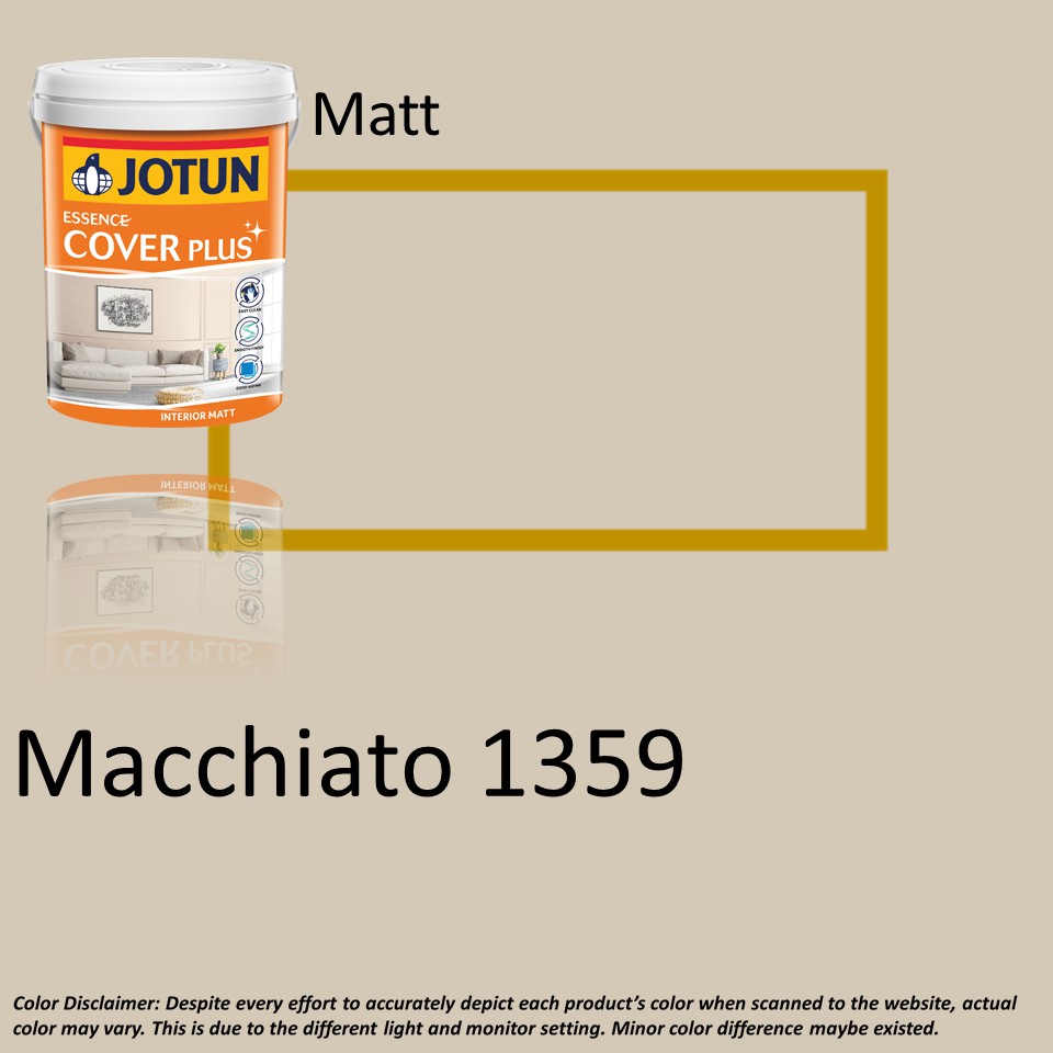 Jotun Paint 5L Essence Cover Plus Matt -1359 Macchiato / wall paint ...