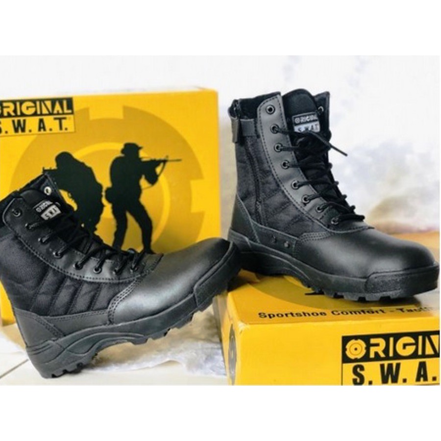 Original Swat Tactical Boots Shoe | Kasut Boot | Kasut Operasi PDRM ...