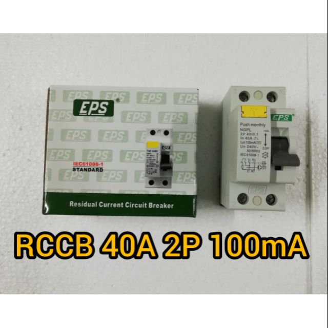 EPS RCCB / ELCB 40a,63a 100a 2 POLE / 4 POLE, 100mA, 300ma | Shopee ... EPS RCCB / ELCB 40a,63a 100a 2 POLE / 4 POLE, 100mA, 300ma | Shopee ...