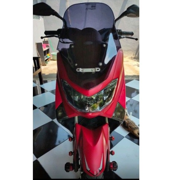 PUTIH HITAM Winshield Nmax old visor Nmax old visor Nmax old model Xmax ...