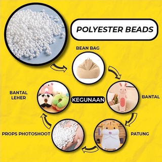 🇲🇾 🏆 1kg Biji Kabus Isi Bean Bag Refill Foam Ball Filling Beads Fiber ...