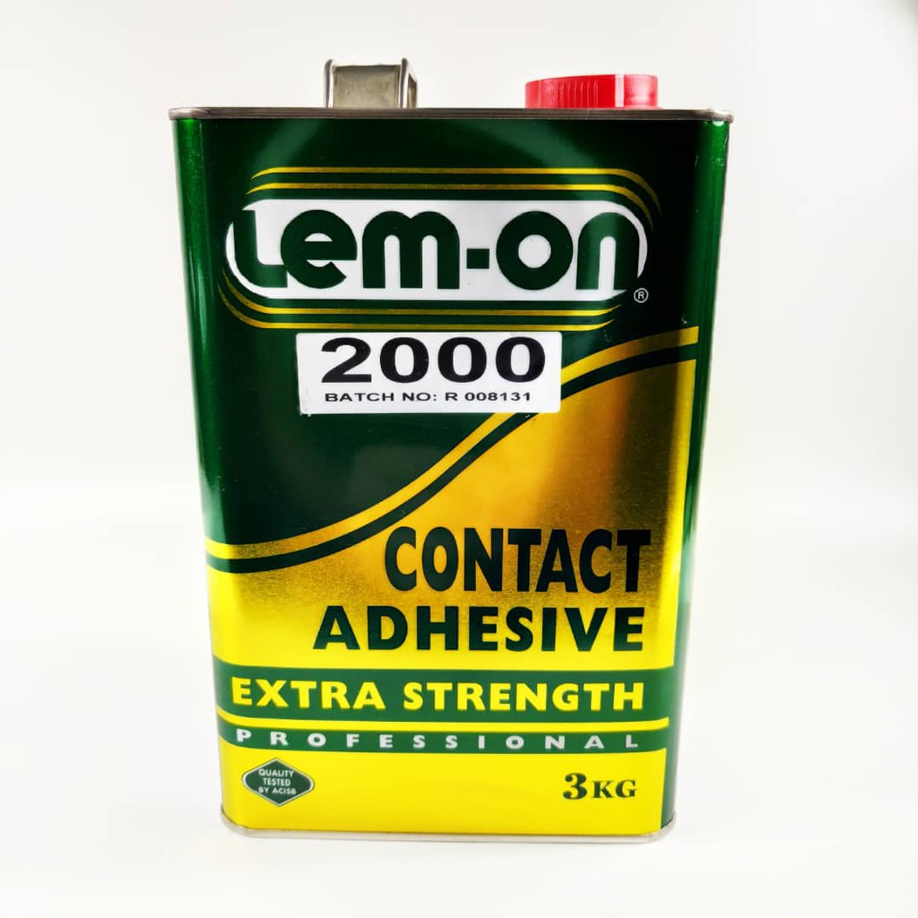 LEM-ON CONTACT ADHESIVE GLUE FOR USE TO BOND WOOD/PLYWOOD/SPONGE ...