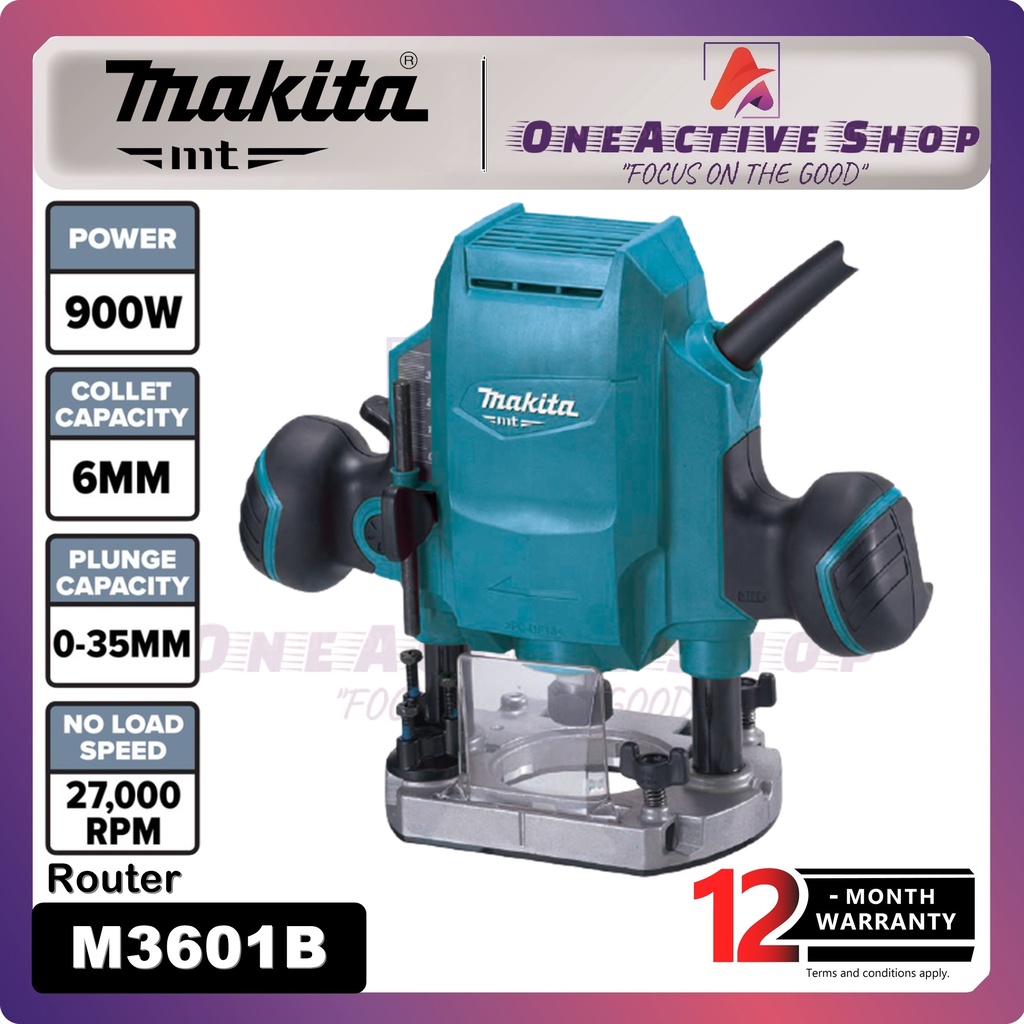 MAKITA Plunge Router 900W M3601B - 1 Year Warranty ( MAKITA ROUTER ...