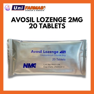 Ubat Sakit Tekak Avosil Lozenge 2mg (20 Tablets) | Shopee Malaysia