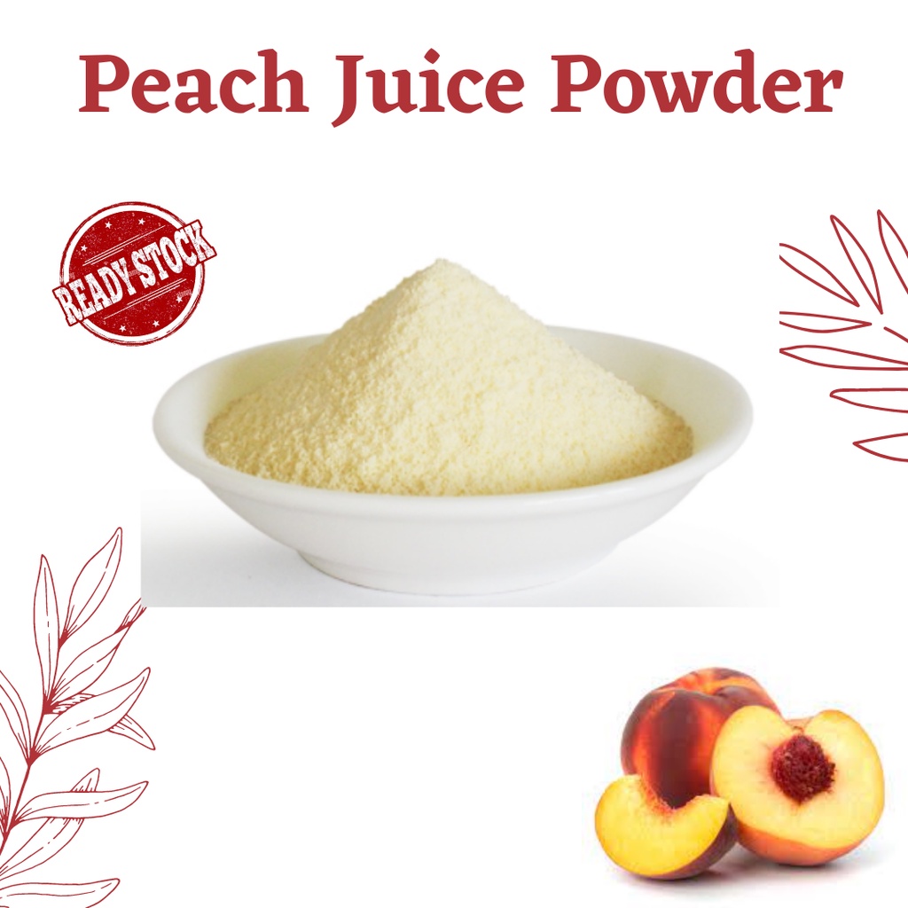Peach Juice Powder (Can use in beverage juice or Direct consume) - 10g ...