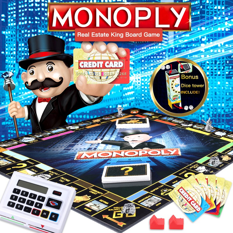 Monopoly Board Game For Famliy Party Game Monopoly Ultimate Banking ...