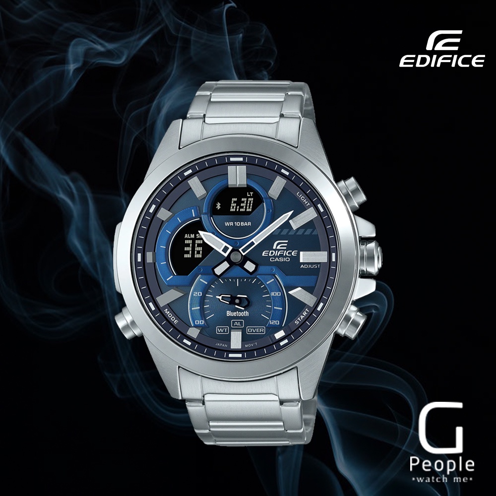 CASIO EDIFICE ECB-30D-2AV / ECB-30D-2A / ECB-30D BLUETOOTH WATCH 100% ...