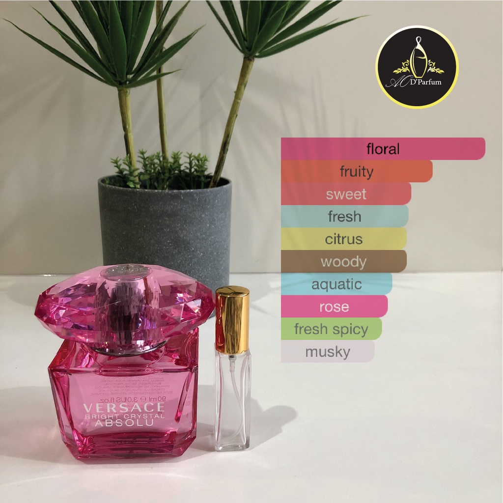 [ Decant ] Original Perfume Versace Bright Crystal Absolu EDP (3ml ...