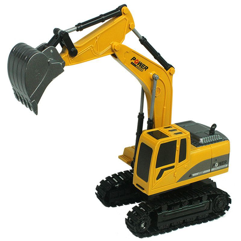 5 channel remote control excavator 2.4g 1:24 kereta kontrol jengkaut ...
