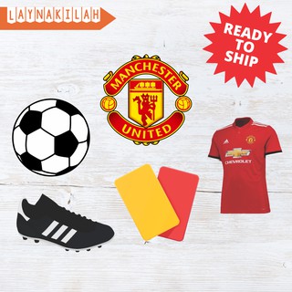 ⚡️10pcs Manchester United Cupcake Topper Cake Decoration for Birthday ...