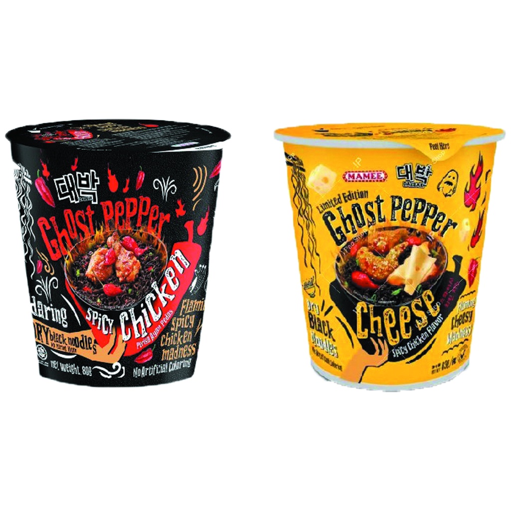 Daebak Ghost Pepper Cup Noodles 80g ( Cheese / Spicy Chicken) | Shopee ...