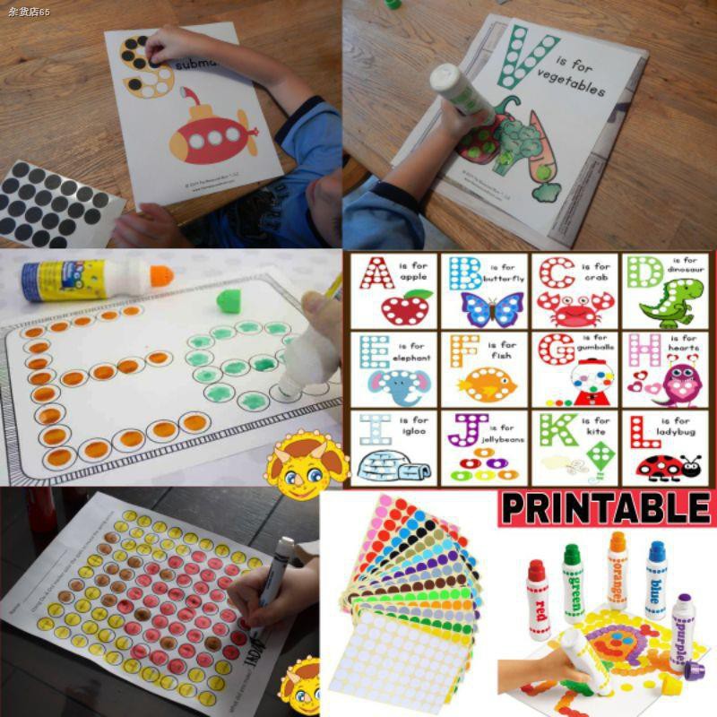 Combo Do a Dot Activity worksheet for kids Preschool 400+ Pages ...