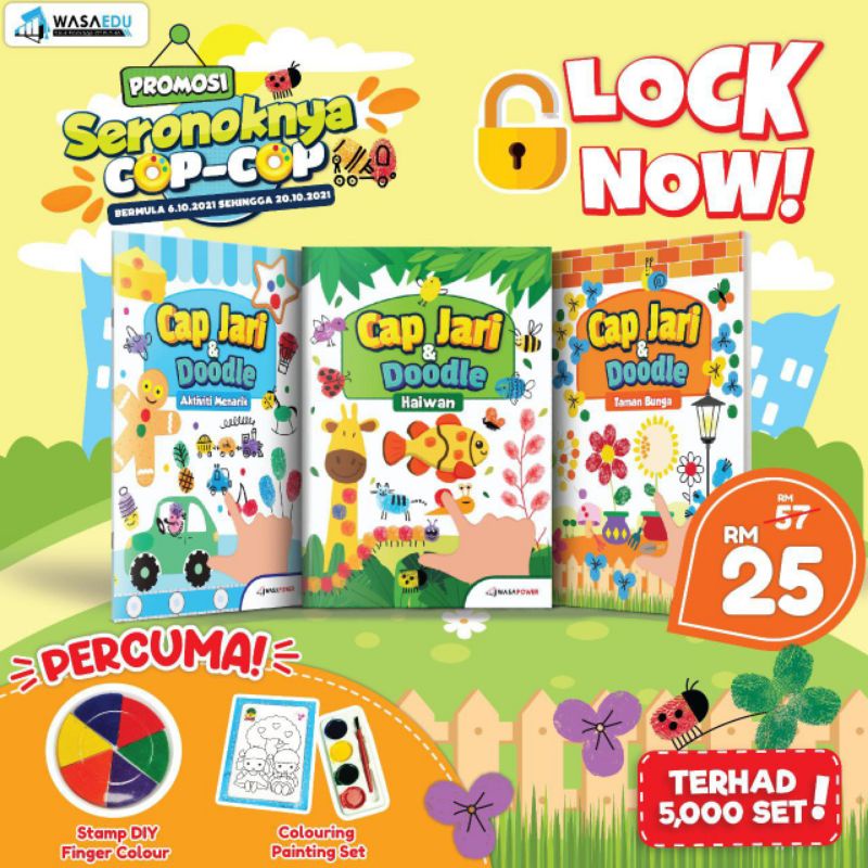 Buku Cap Jari Cop Cop (persediaan menulis) | Shopee Malaysia