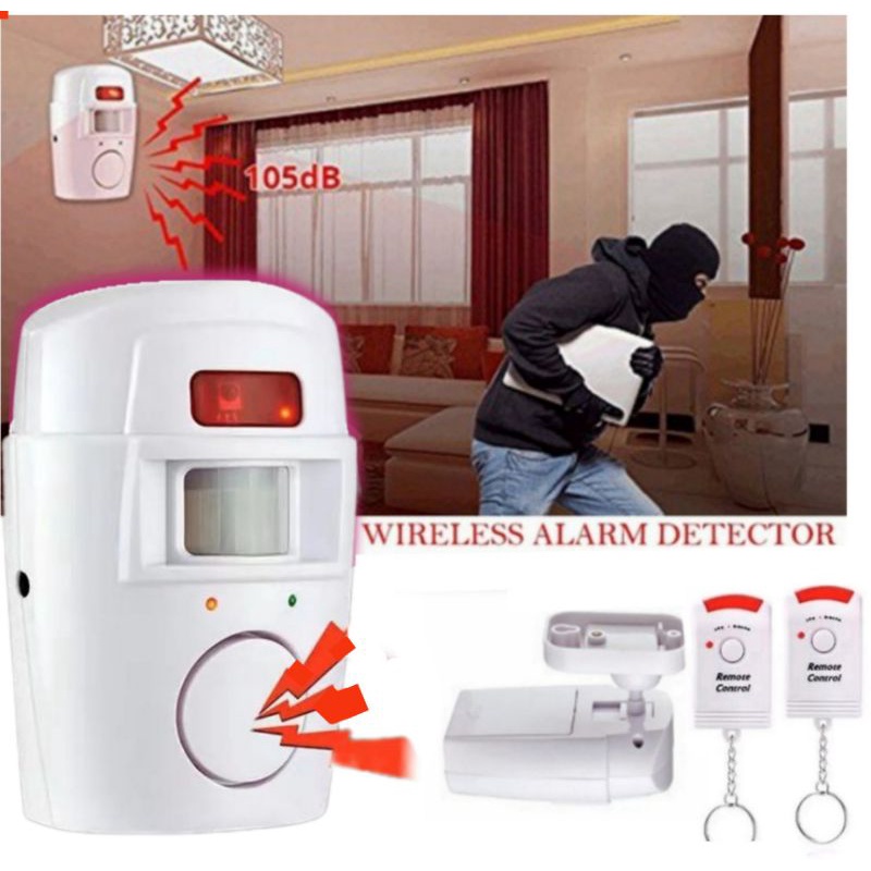 (Local) Door Alarm Infrared Heat Sensor and Motion Sensor Security With ...