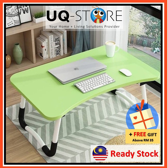 UQ 😍 Foldable Table Anti-Slip Living Bed Laptop Table Portable Computer ...