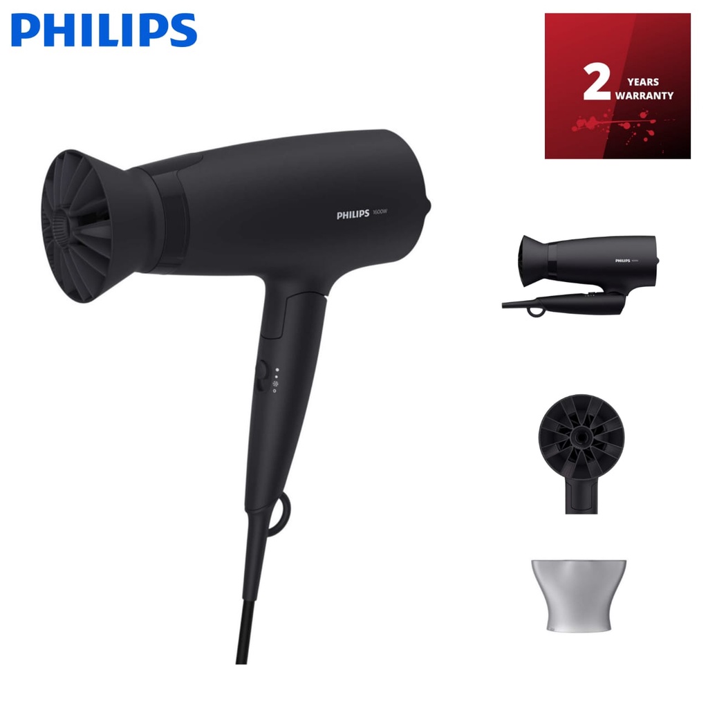 Philips 3000 Series Hair Dryer BHD308/13 SERIES (FOLDABLE) | Shopee Malaysia