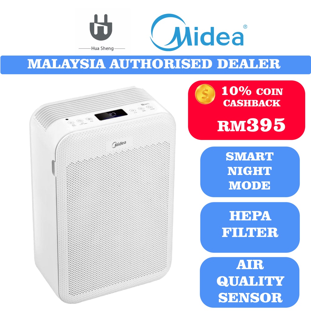 Midea 5 Layers Of Filter Purification Air Purifier MAP-28BD / 4-Stage Filtration System Air ...