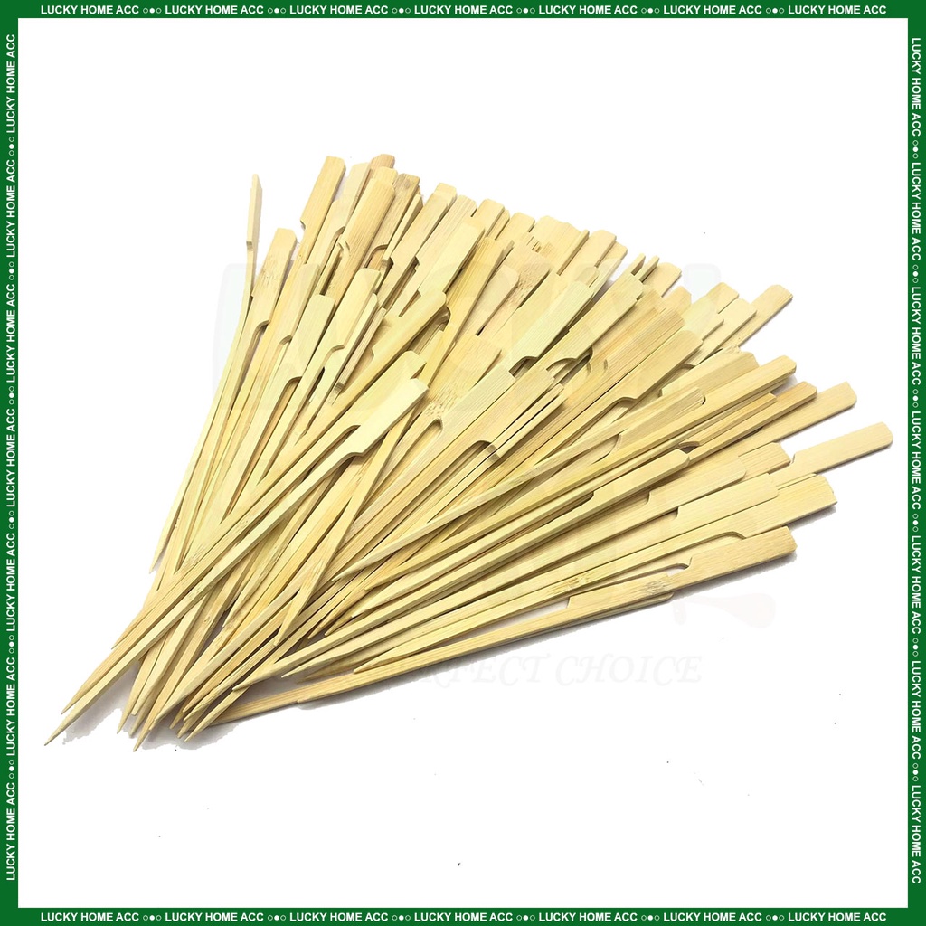 READY STOCK!!! 10cm/ 15cm/ 18cm/ 20cm 200pcs Bamboo Oden Stick Skewer ...