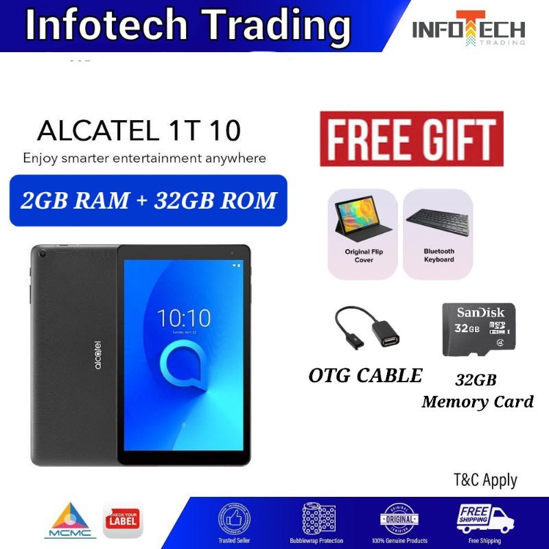 100% Original Product Alcatel 1T Smart Wi-Fi Tablet (MY Set | 2GB RAM ...