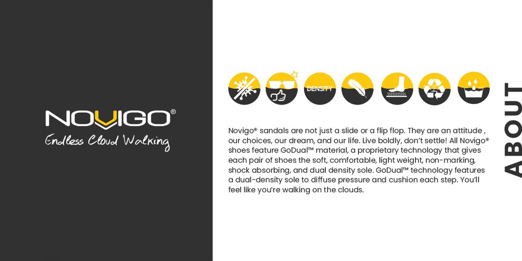 Novigo Sandal Online, August 2022 | Shopee Malaysia