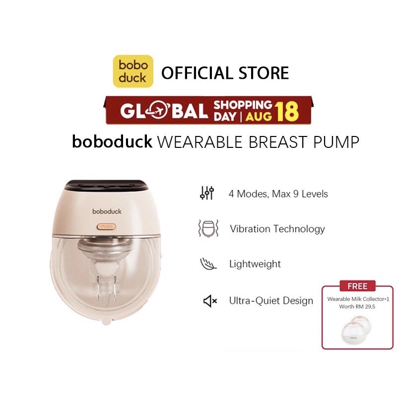 BOBODUCK WEARABLE BREAST PUMP | Shopee Malaysia