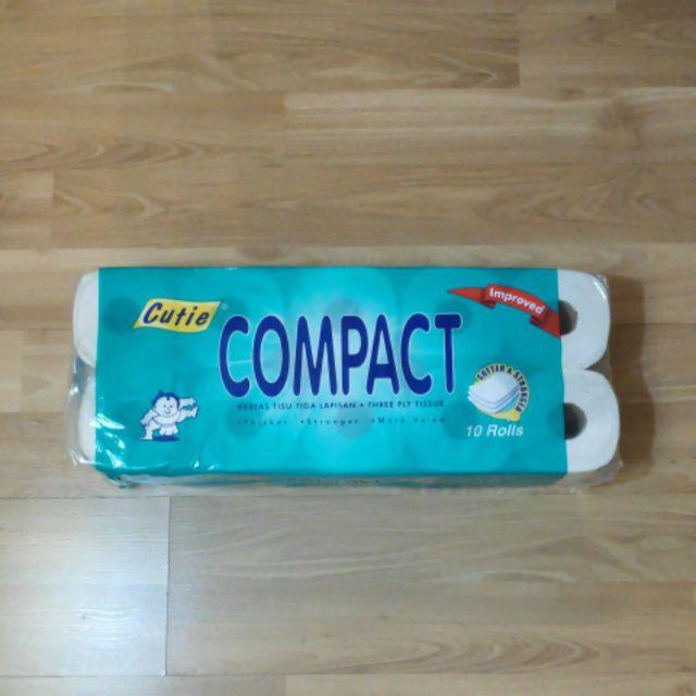 Cutie Compact Toilet Tissue (10rolls x 2ply) | Shopee Malaysia
