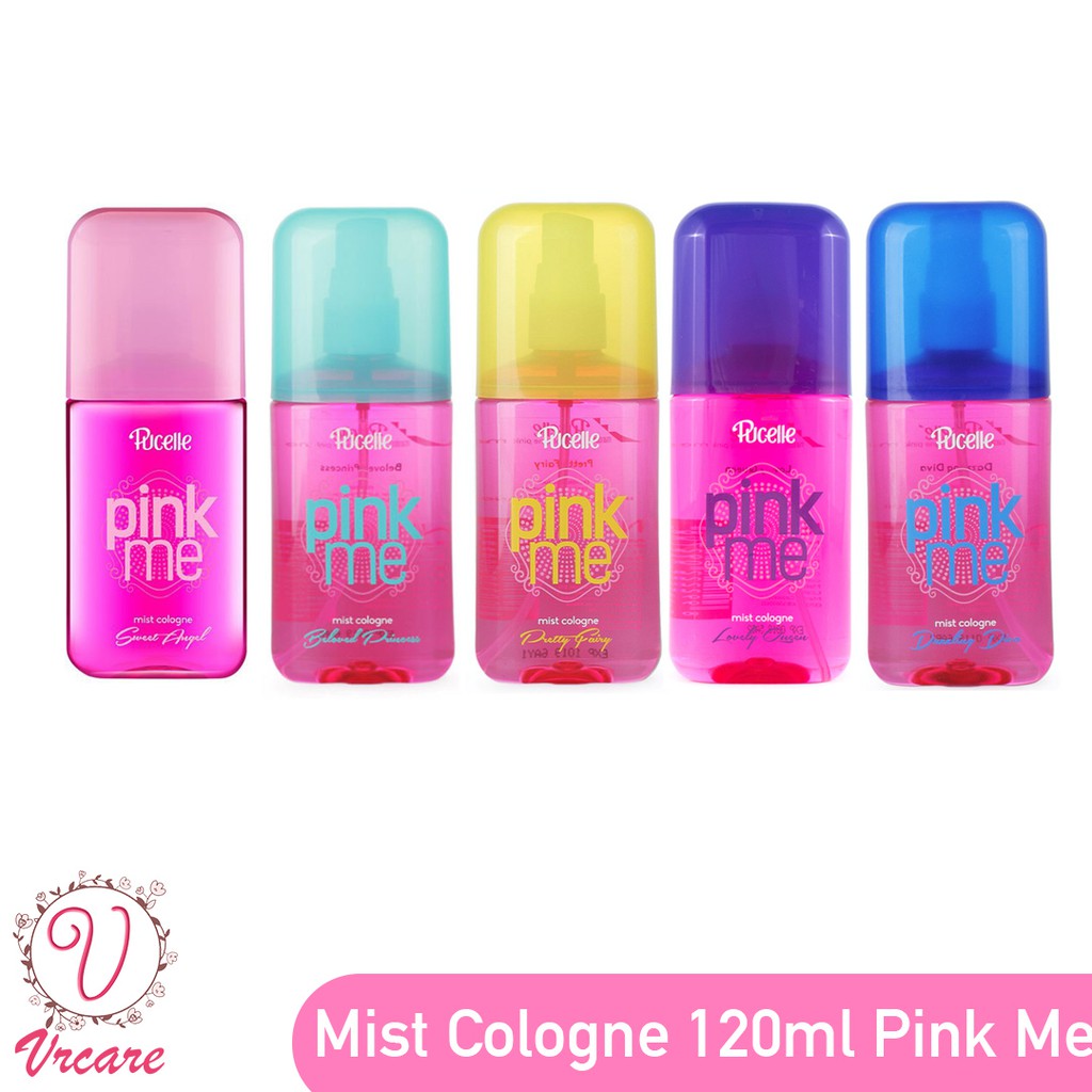 Pucelle Mist Cologne Pink Me 120ml , Sweet Angel,Beloved Pricess,Pretty Fairy,Lovely Quenn ...