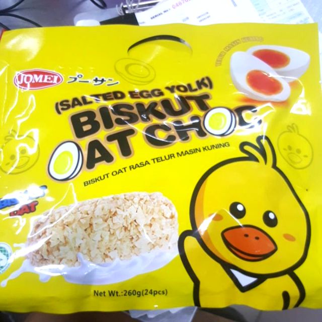 jomei salted egg yolk biskut oat choc 260g (24pcs) | Shopee Malaysia