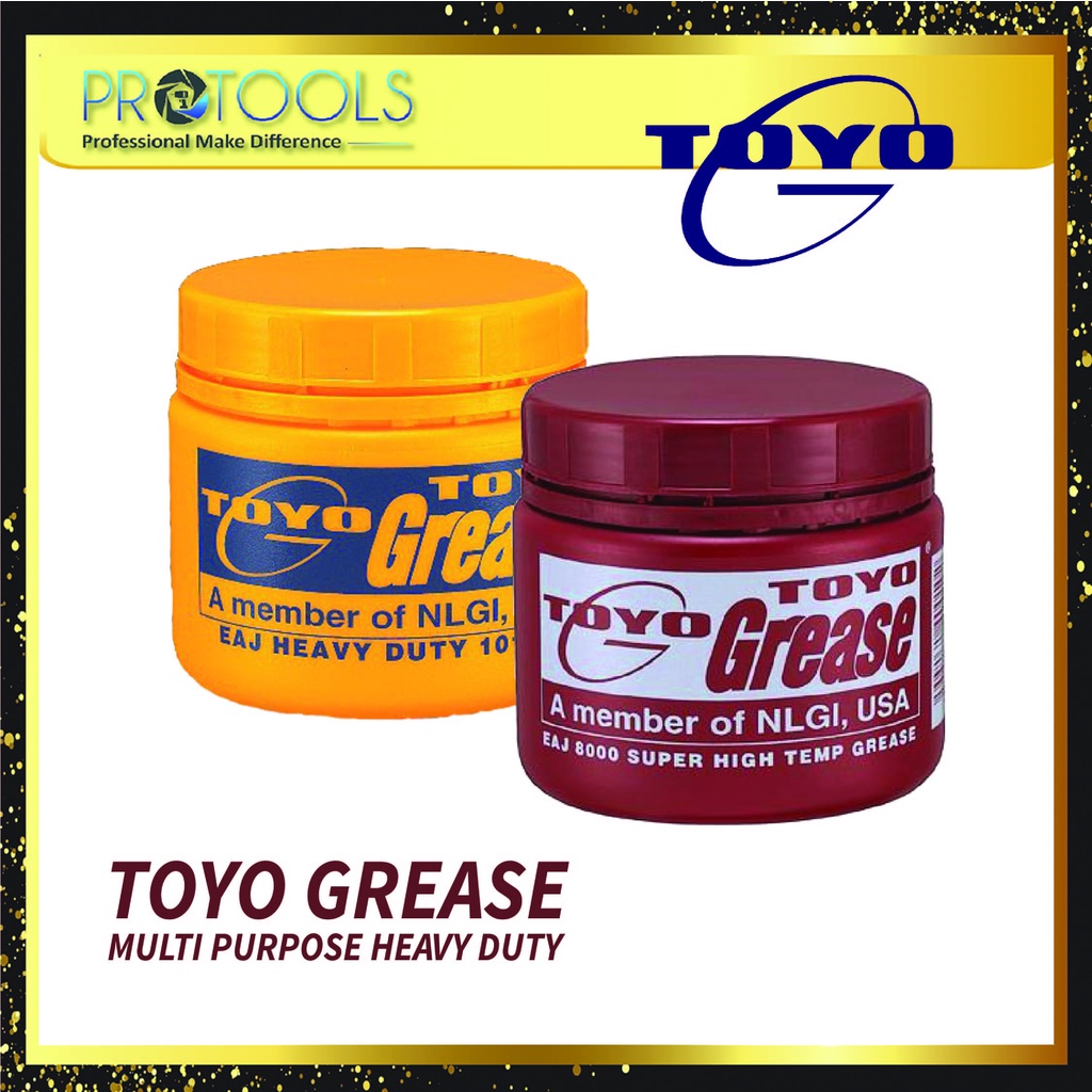 TOYO MULTI PURPOSE HEAVY DUTY GREASE EAJ 101EP 450G YELLOW / TOYO SUPER ...