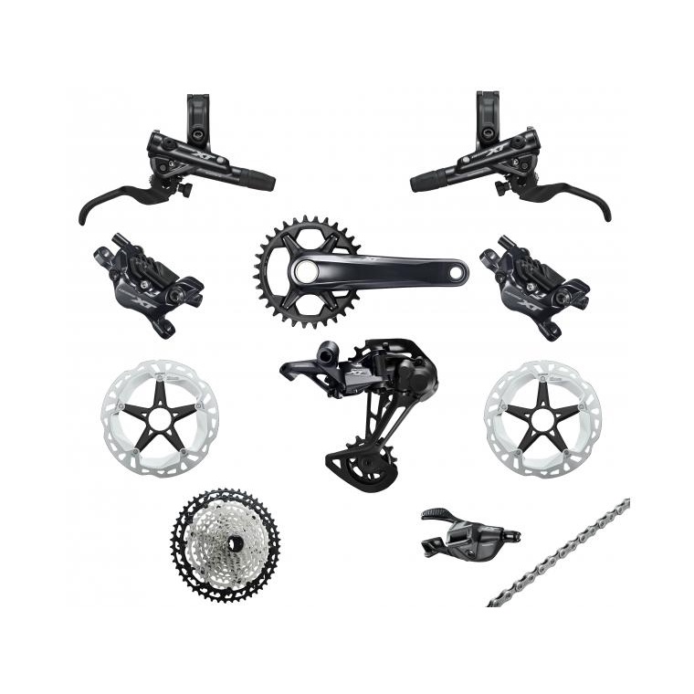 (NEW) DEORE XT M8100 M8120 M8110 M6120 4Piston 12SP 10-50T Group-set Full set | Shopee Malaysia