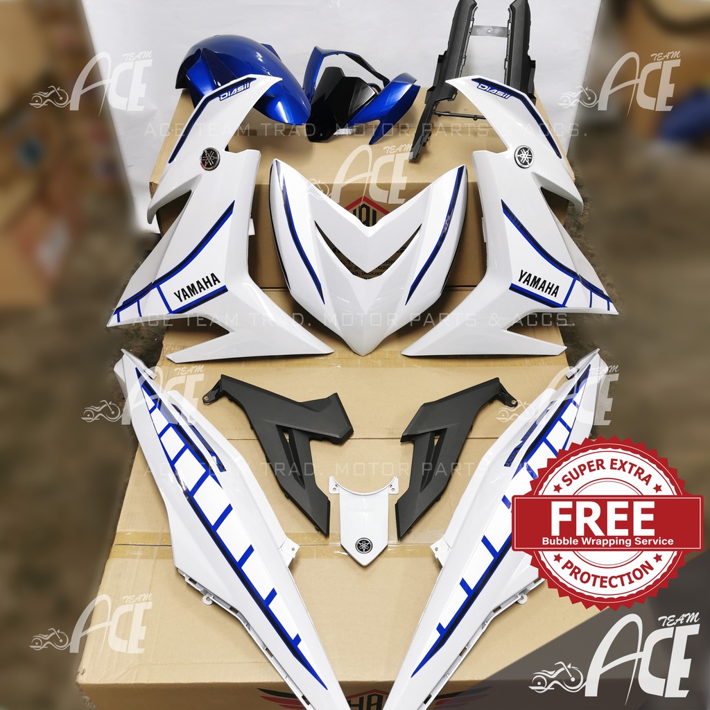 Coverset Y15 V1 V2 60th Anniversary Race Blue World GP Ysuku Y15V1 ...