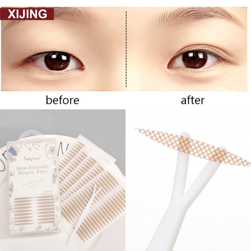XJ-800pcs Eyelid Tape Sticker Invisible Eyelid Paste Double Eye Tape ...