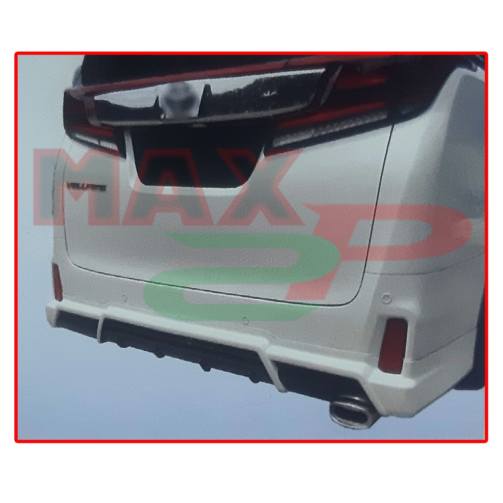 Toyota Vellfire (2016) AMRT Style Rear Back Skirt Skirting Bumper Lower ...