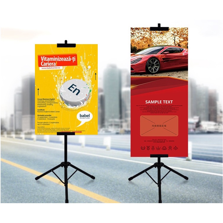 Ready Stock Tripod Bunting Stand Banner Stand T-bar iron easel stand ...