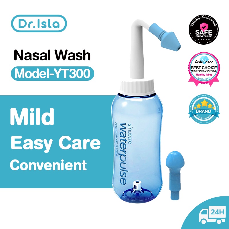Dr.Isla Nasal Wash System Neti Pot Cleaner Irrigation for Allergic ...