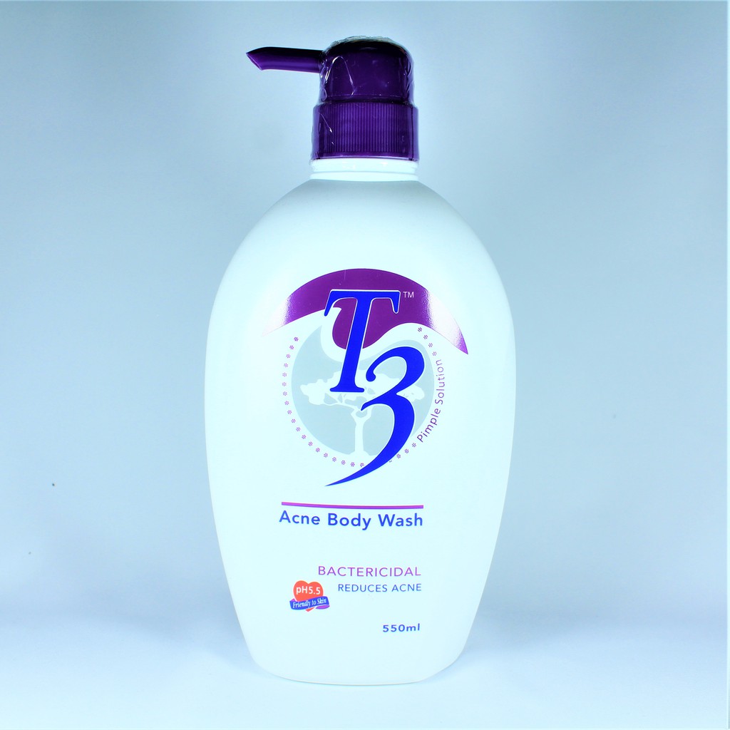 [CLEARANCE] T3 ACNE BODY WASH 550ML (EXP: 03/2020) | Shopee Malaysia