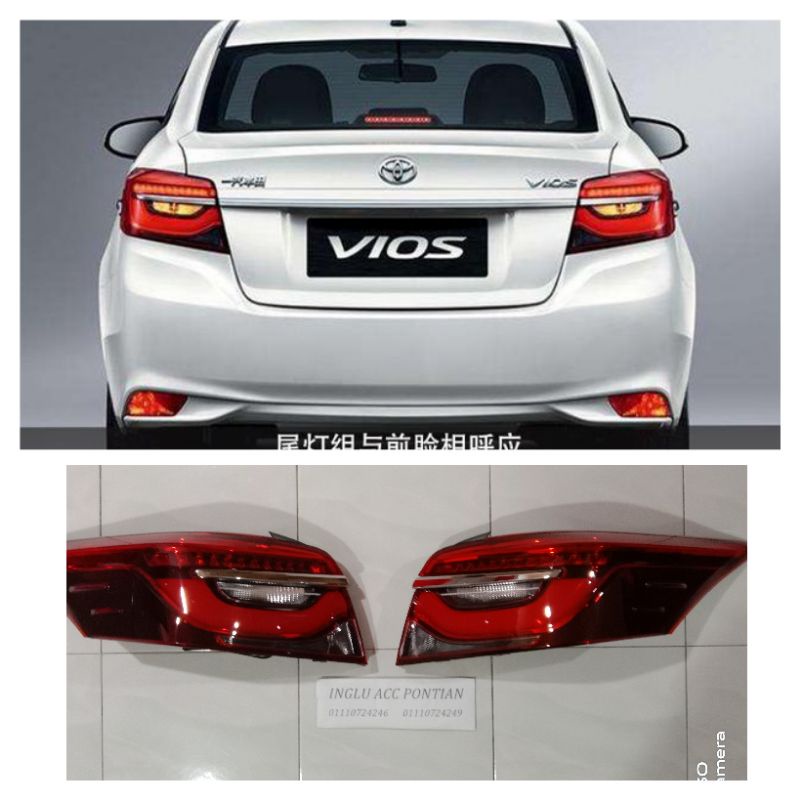 TAIL LAMP TOYOTA VIOS KELI 2014-2020 FACELIFT NEW STYLE FOR THAILAND ...